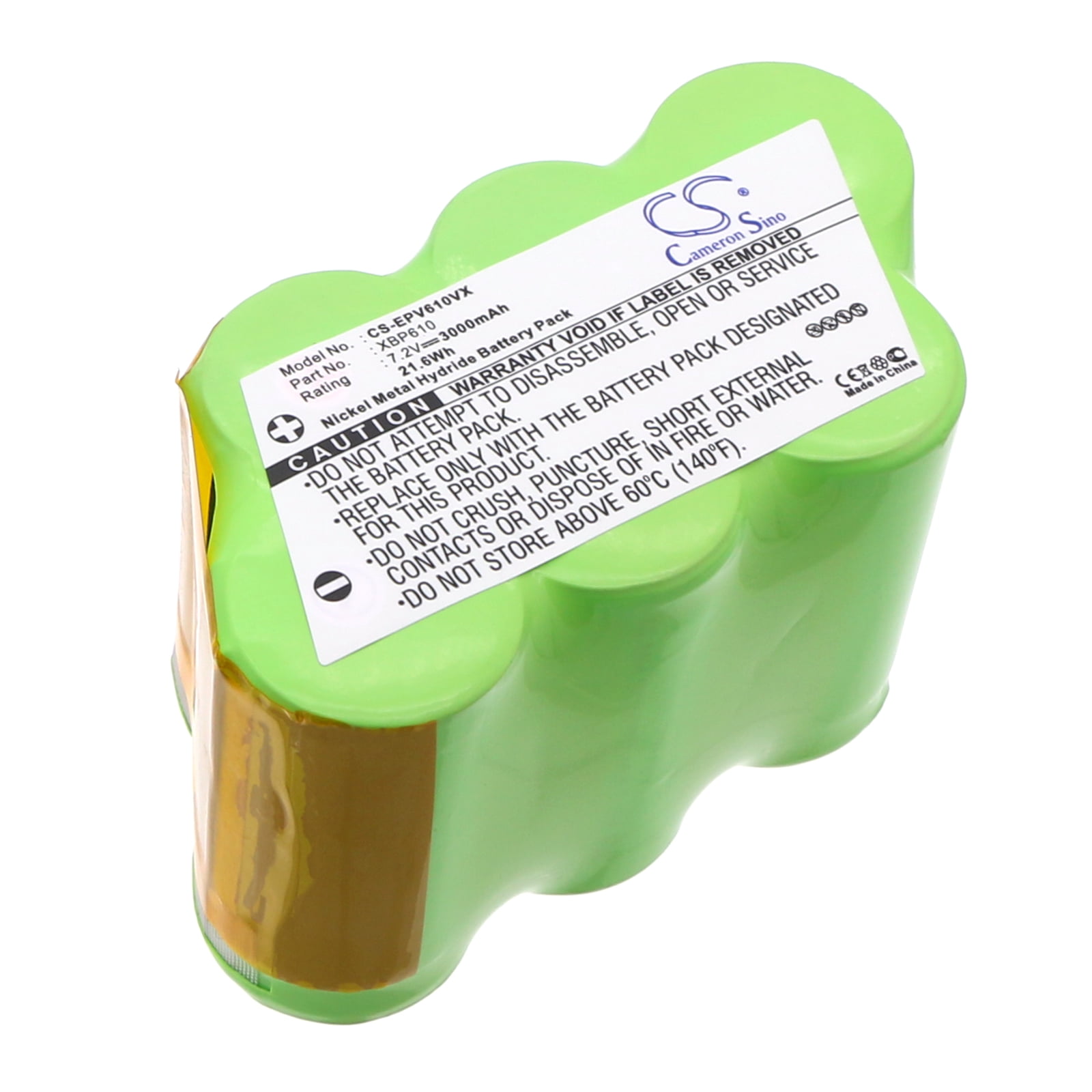 Battery for Shark EuroPro XBP610 36000 86050 EU-36000 EU-86050 U610 ...