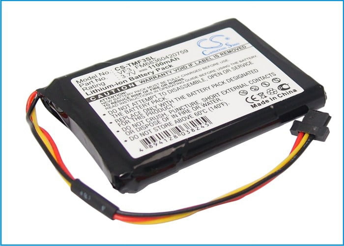 Battery for TomTom FM68360420759 VF3 VF3F Go XL330S Quanta GPS CS-TMF3SL 1100mAh - Walmart.com
