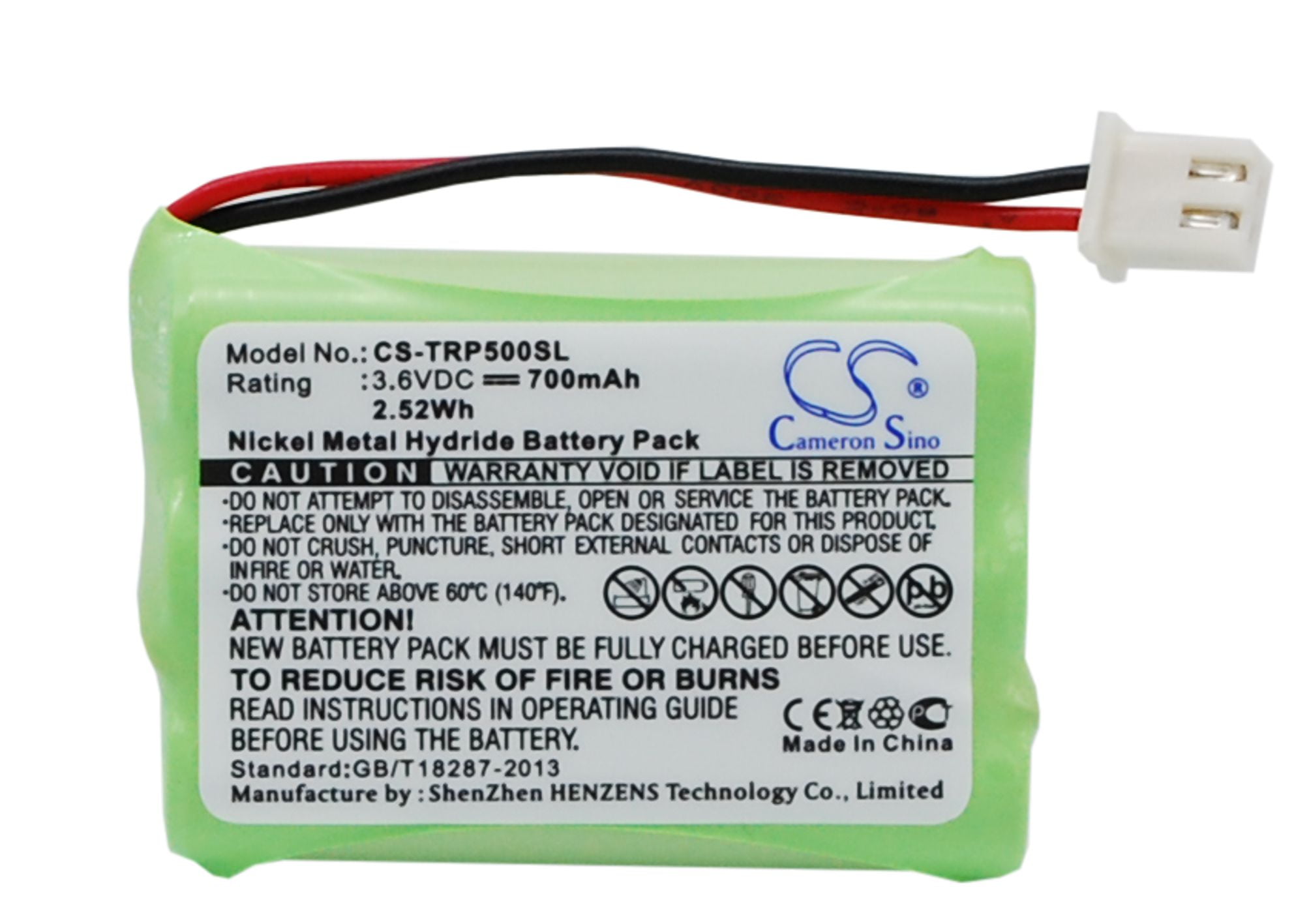 Battery for Tri-Tronics 1038100-D 1038100-E 1038100-G 1107000 Pro 500XL ...