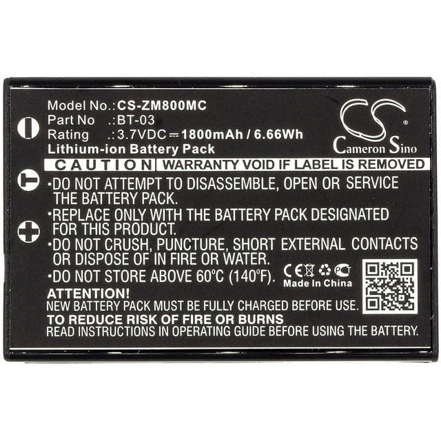 Battery for Zoom Q8 Recorder BT-03 BT03 Camera CS-ZM800MC Li-ion 3.7v ...