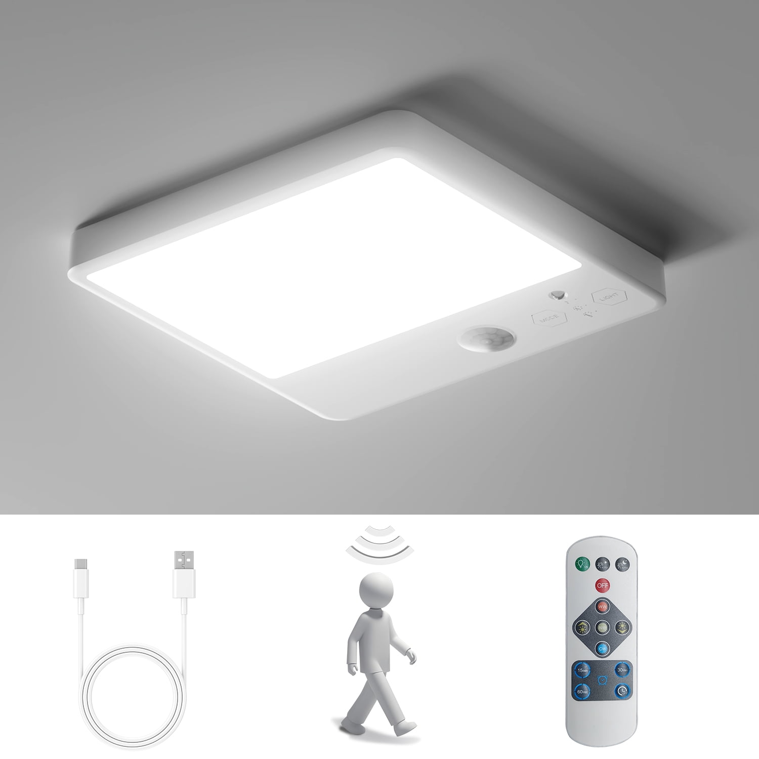 Customer reviews for Battery-operated Rechargeable Motion Sensor Light ...