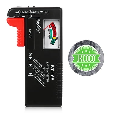 D-FantiX Battery Tester, Universal Battery Checker for AAA AA C D 9V 1 ...