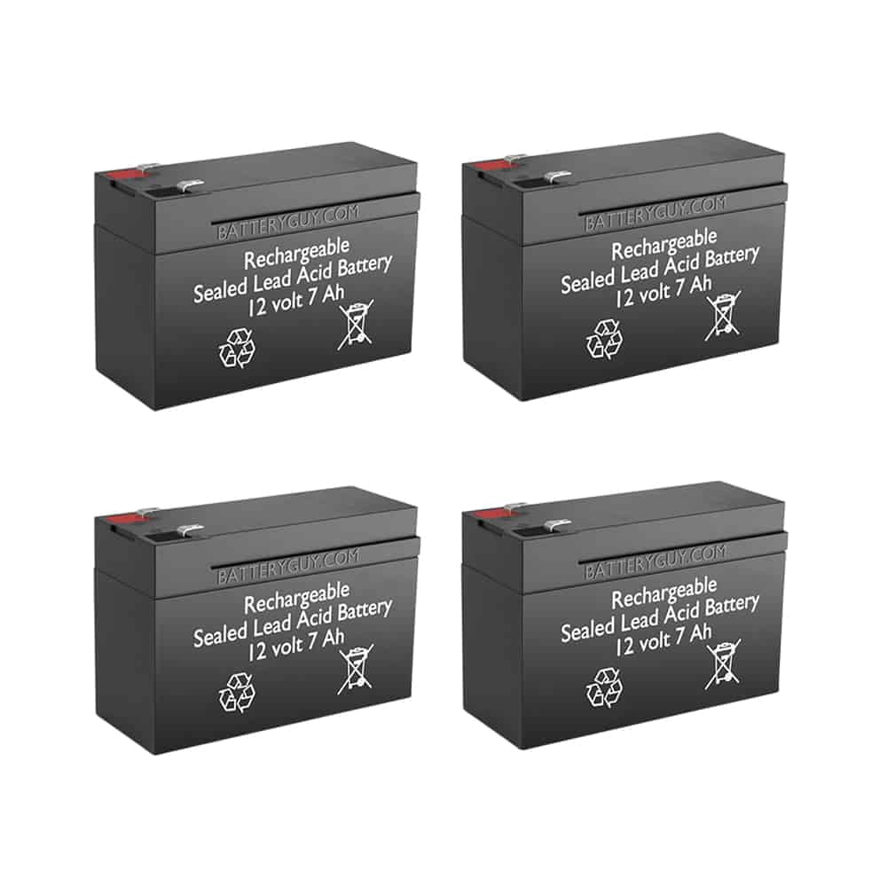 BatteryGuy BG-1270F1 12V 7Ah Universal battery UB1270 replacement 12V ...