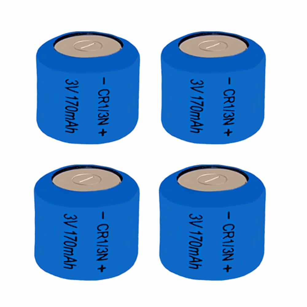 BatteryGuy CR1/3N 3V 170mAh Lithium Battery, Replacement for DL1/3N, 4 ...
