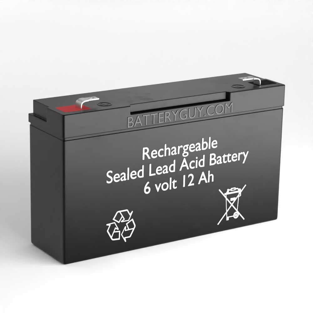 BatteryGuy Zareba SB1 replacement 6V 12Ah battery - BatteryGuy brand ...