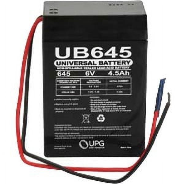 UPG UB645 Sealed Lead Acid Batteries - 4 Pack - Walmart.com