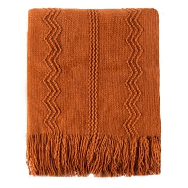 Carriediosa Chunky Knit Throw Blanket Handmade Soft Throws for Couch ...