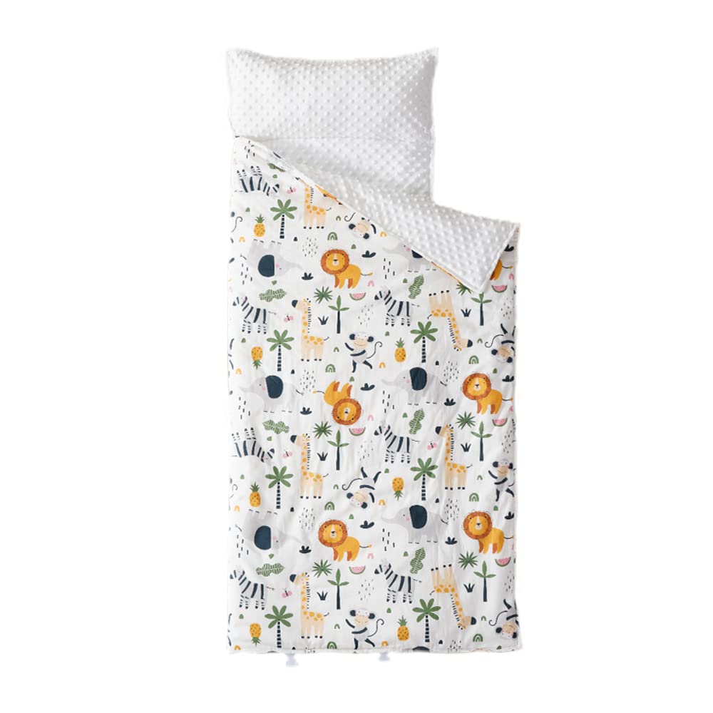 Battilo Kids Nap Mat with Removable Pillow - Soft, Lightweight Mats ...