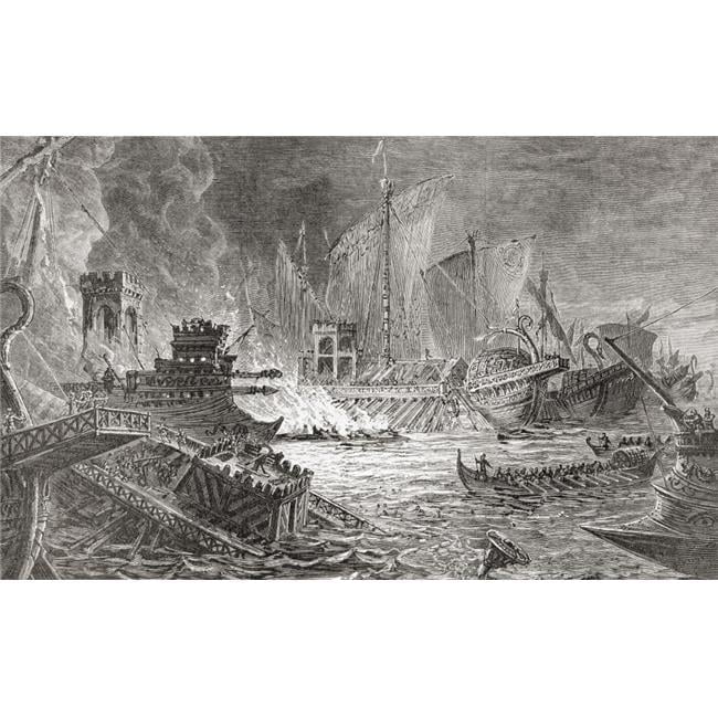 The Battle of Actium - At Which Octavian Defeated Antony & Cleopatra In ...