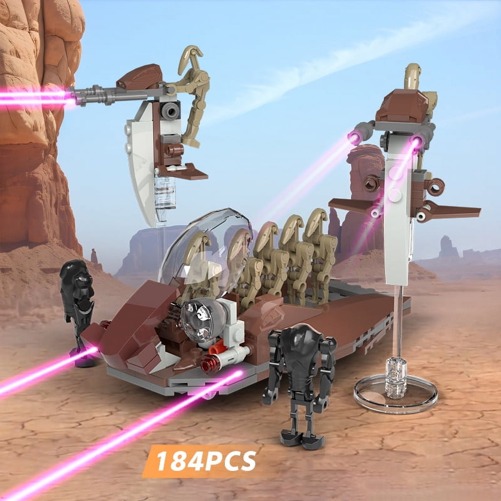 Battle Army Clone Platoon Attack Craft with Soldiers Troop Carrier ...