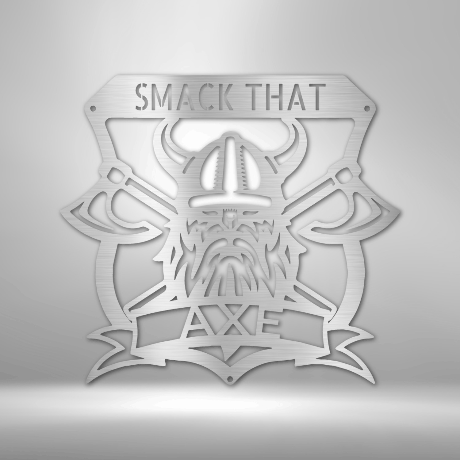 Custom Battle Axe Metal Monogram Wall Sign - SS019 - Walmart.com