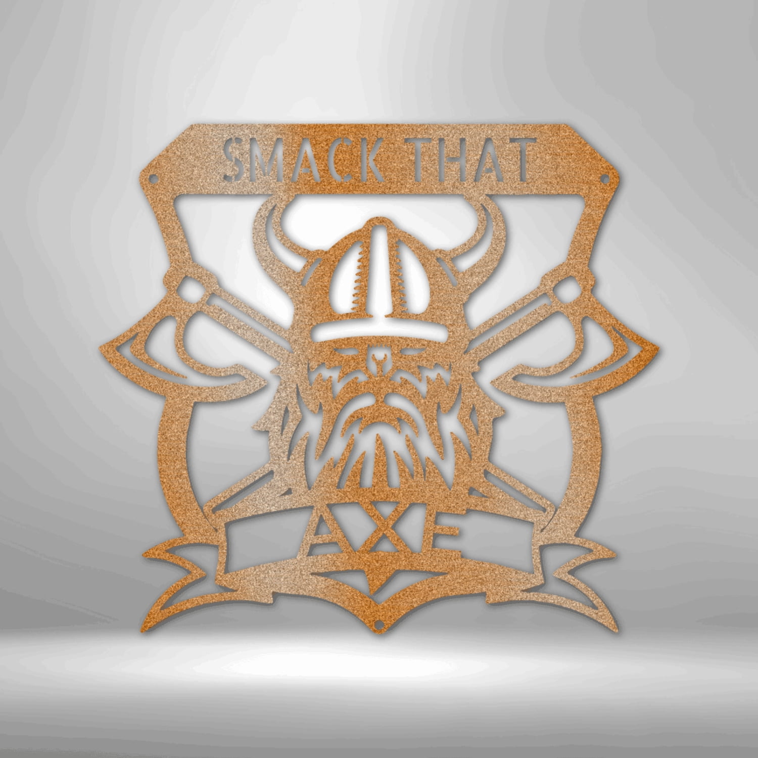 Custom Battle Axe Metal Monogram Wall Sign - SS019 - Walmart.com