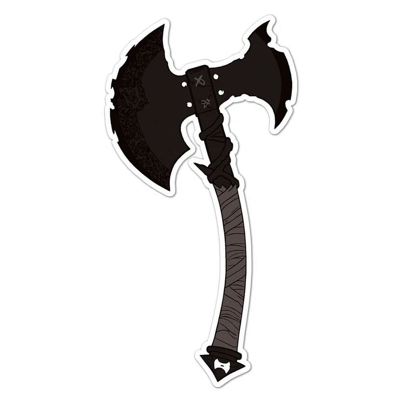Battle Axe Sticker Indoor Outdoor Phone Decal Water Bottle Stickers Car ...