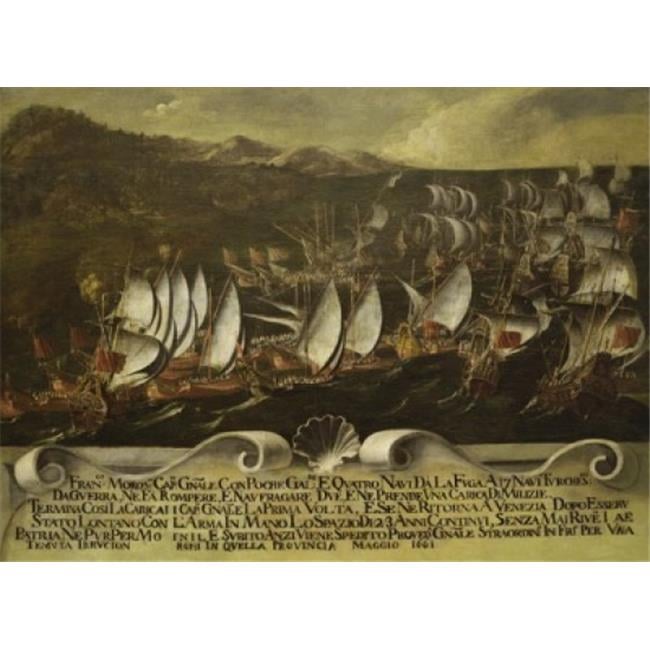 Battle Between Venice & the Turks 17th C. Artist Unknown Museo Civico ...