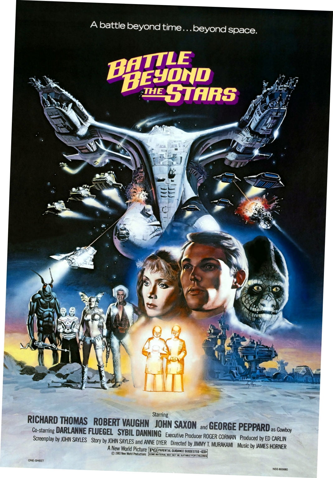 Battle Beyond The Stars Movie Poster Metal Sign 8Inx 12In Print On ...