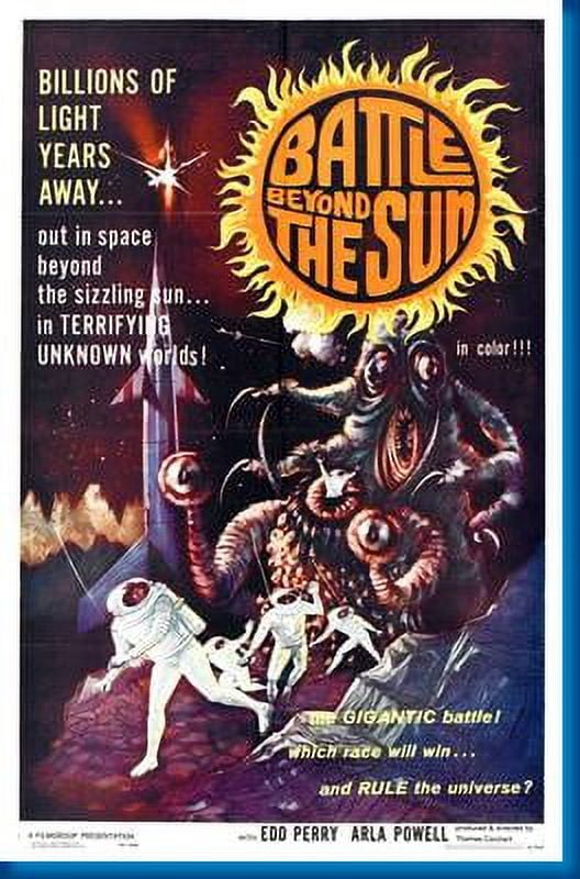 Battle Beyond The Sun Movie Poster Reprint 27inx40in for any room 27x40 ...