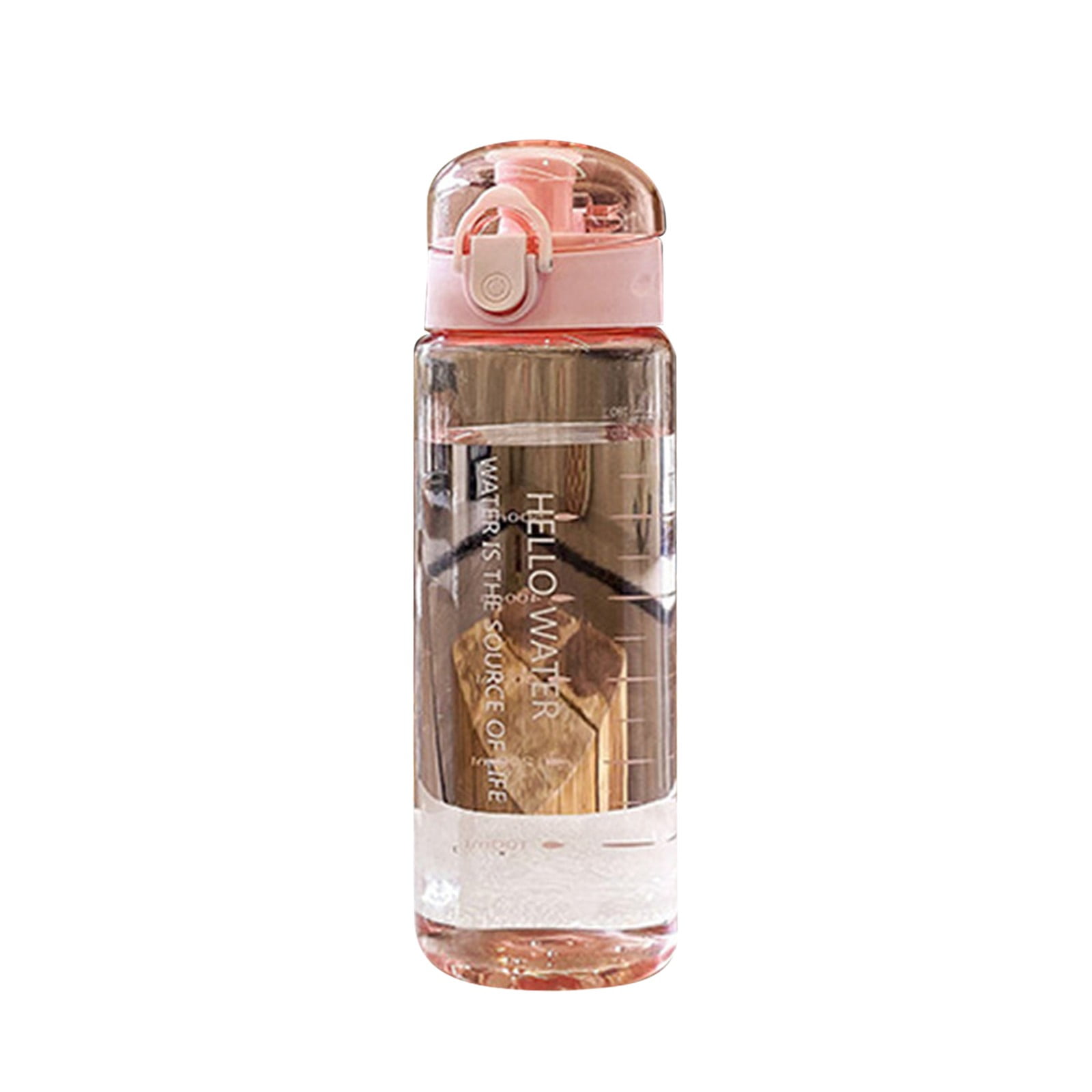Battle Bottle 26oz Transparent Time Marker Water Bottle with Leakproof ...