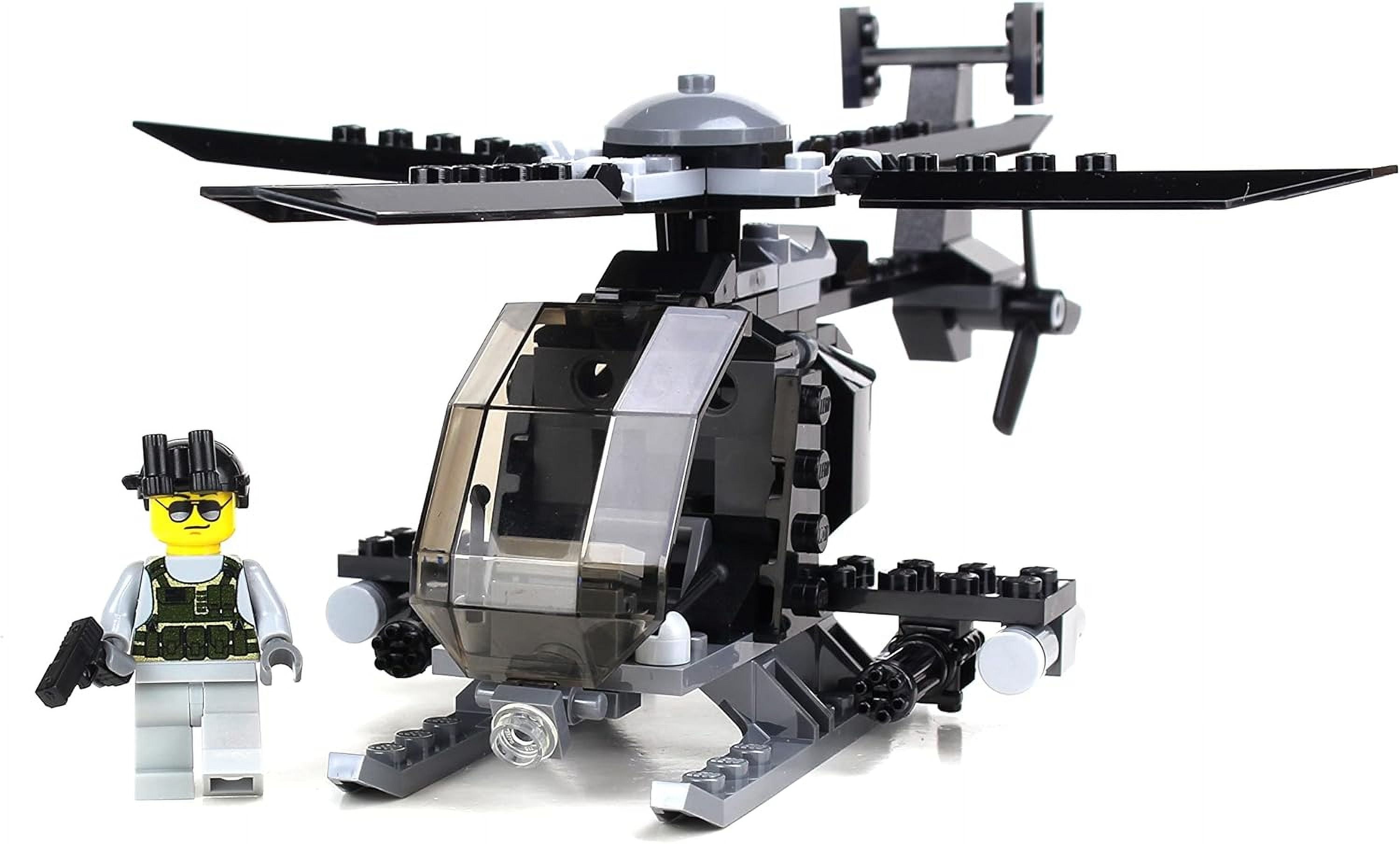 Battle Brick Collectible Ah-6 Little Bird Set with 1 Figure Custom Set ...