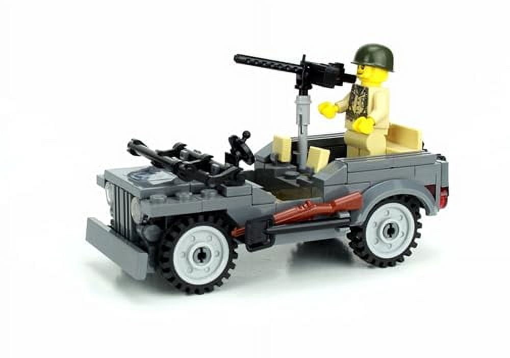Battle Brick WW2 4 x 4 Utility Vehicle Custom Set - Walmart.com