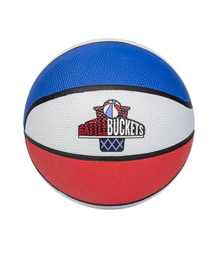 Battle Buckets Giant Yard Pong X Basket Ball Game with Durable Balls ...