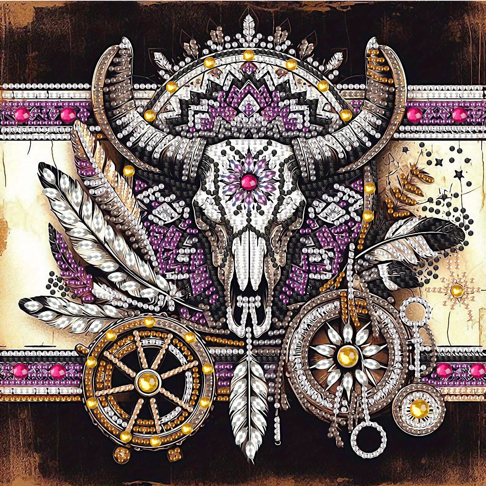 Battle Bullhead Diamond Art Painting Kit - Walmart.com