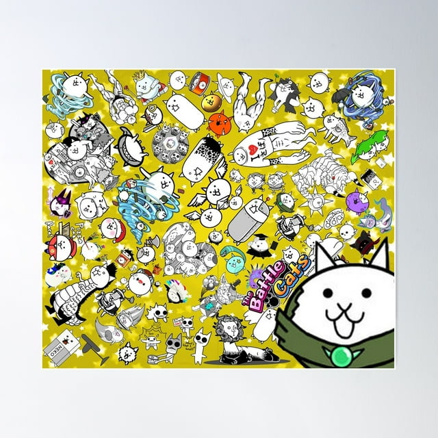Battle Cats Poster Wall Art, Modern Wall Decor For Living Room Bedroom ...