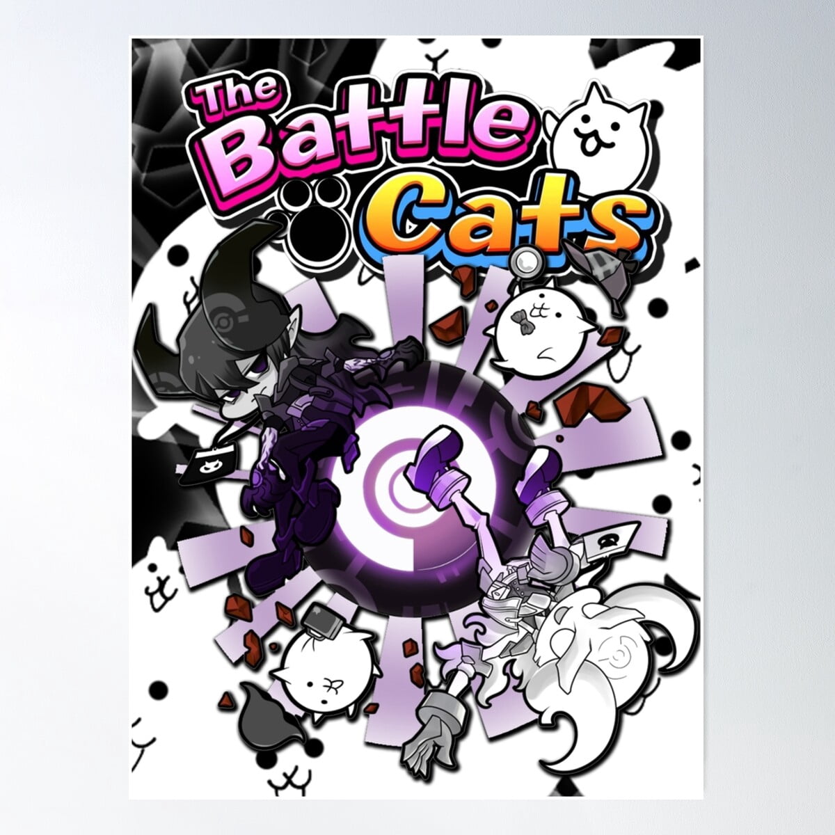 Battle Cats - Vigler Poster Wall Art, Modern Wall Decor For Living Room ...