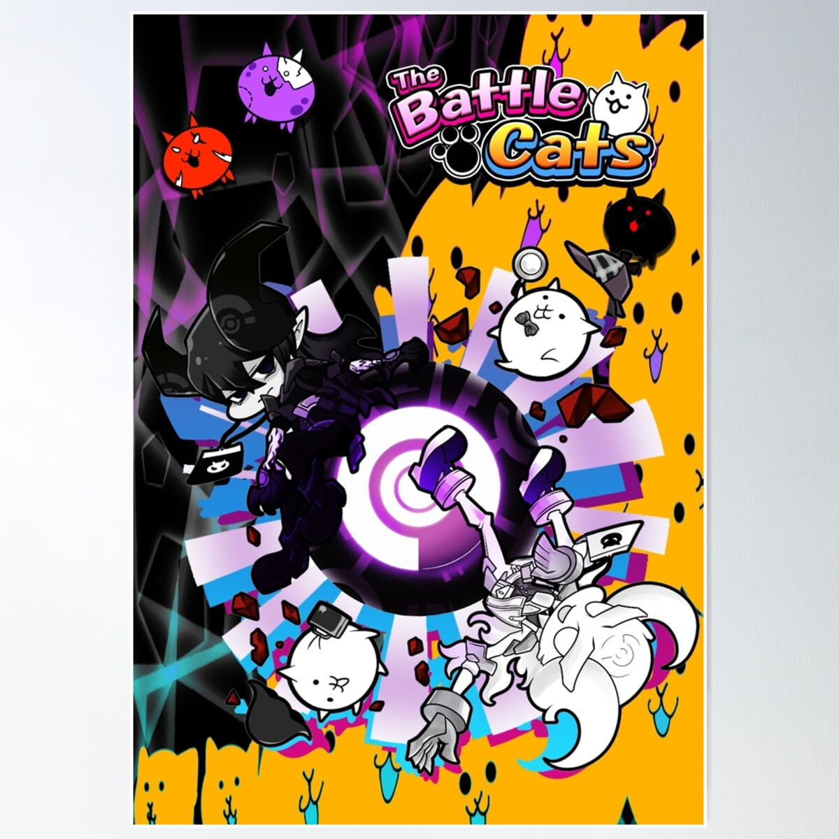 Battle Cats - Vigler Poster Wall Art, Modern Wall Decor For Living Room ...
