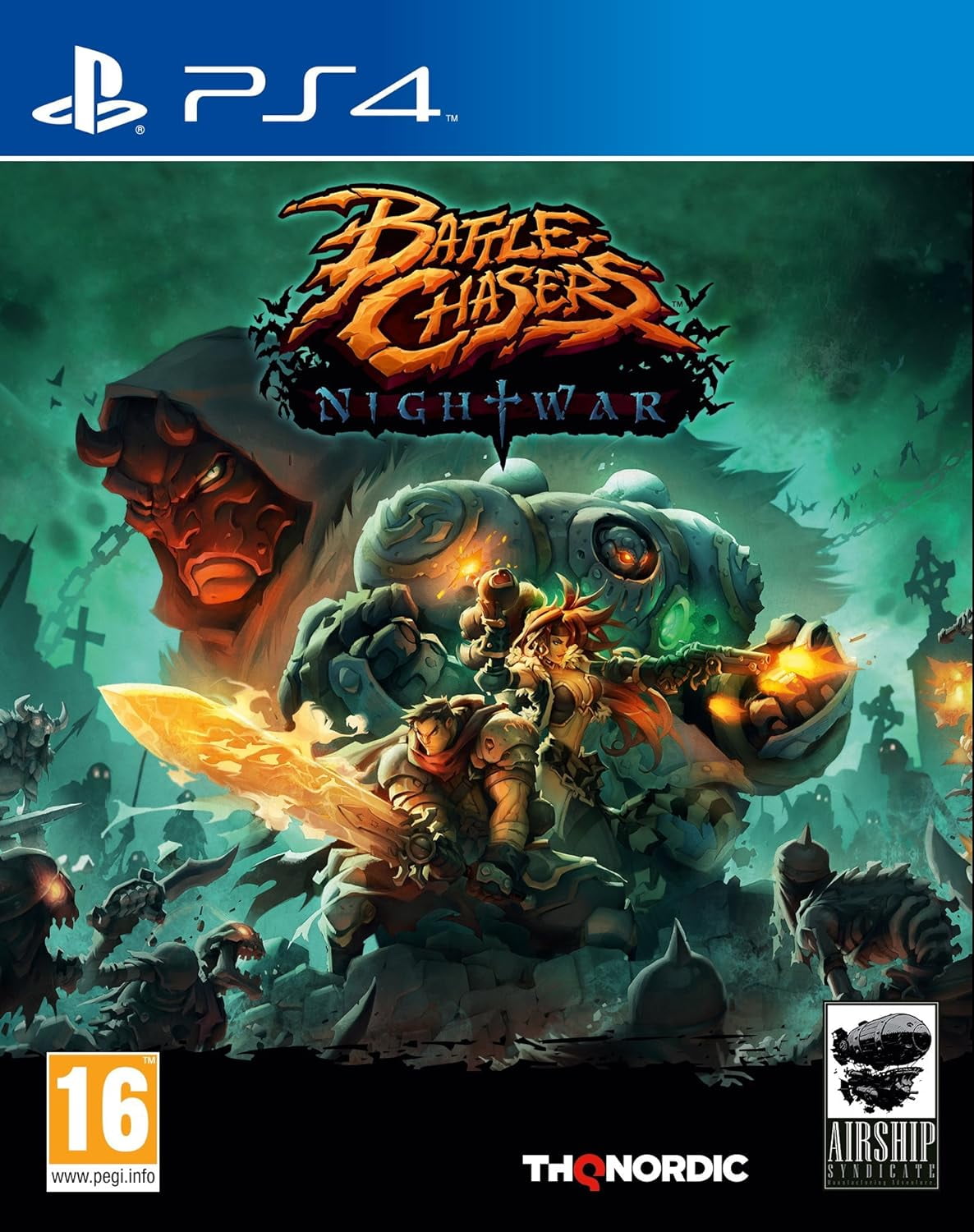 Battle Chasers Nightwar (PS4 - Playstation 4) Old school combat game ...