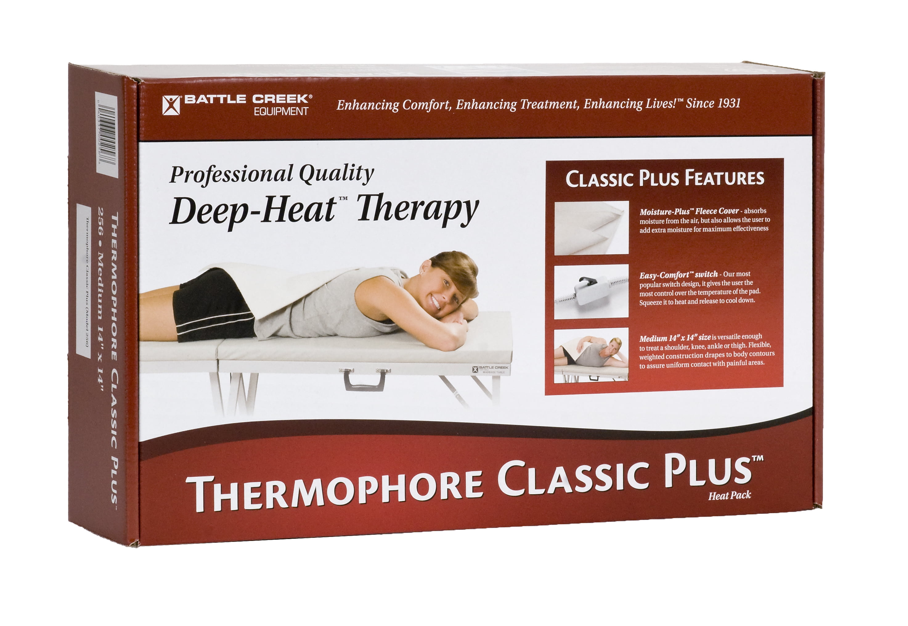 Battle Creek Thermophore Classic Plus Moist Heating Pad - Walmart.com