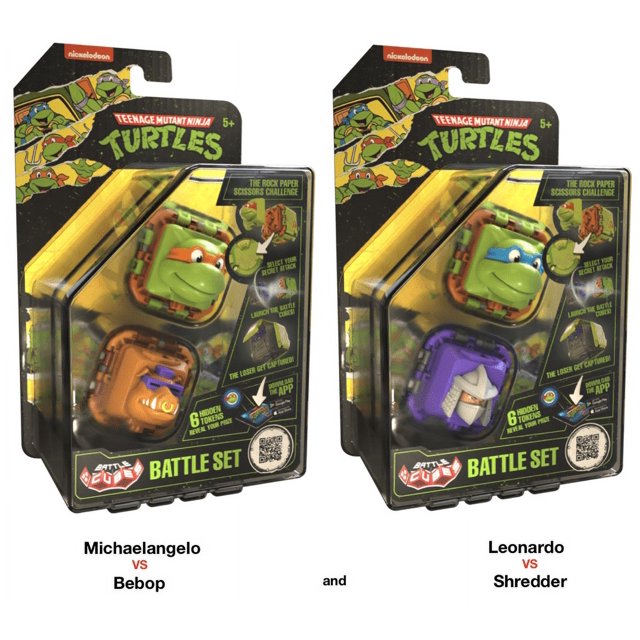 Battle Cubes - Teenage Mutant Ninja Turtles - Collectible Game - 2 PACK ...