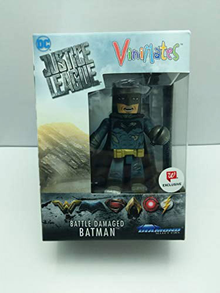 Battle Damaged Batman Vinyl Figure DC Justice League - Walmart.com