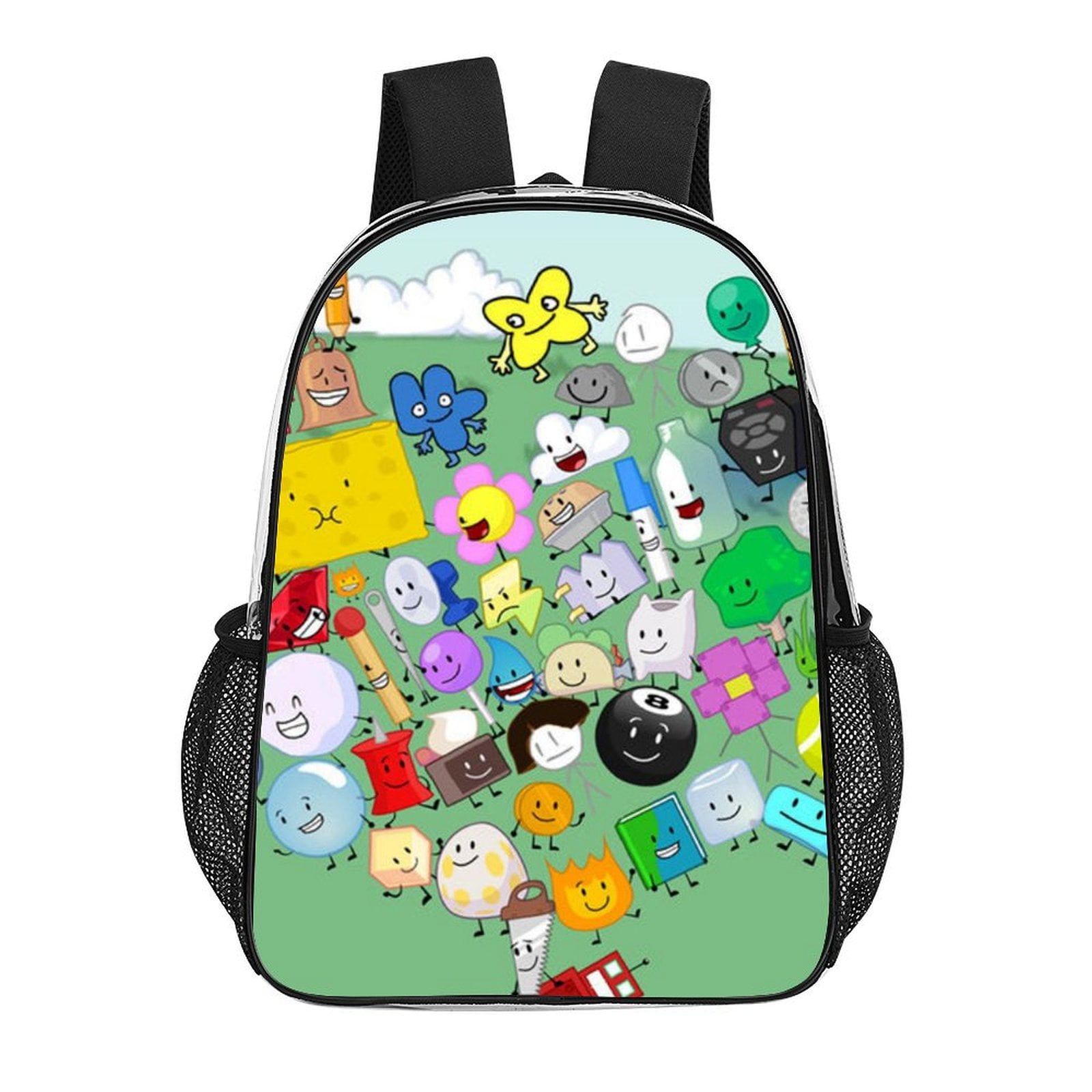 Battle For Dream Island BFDI Clear Backpack Large Capacity Daypack ...
