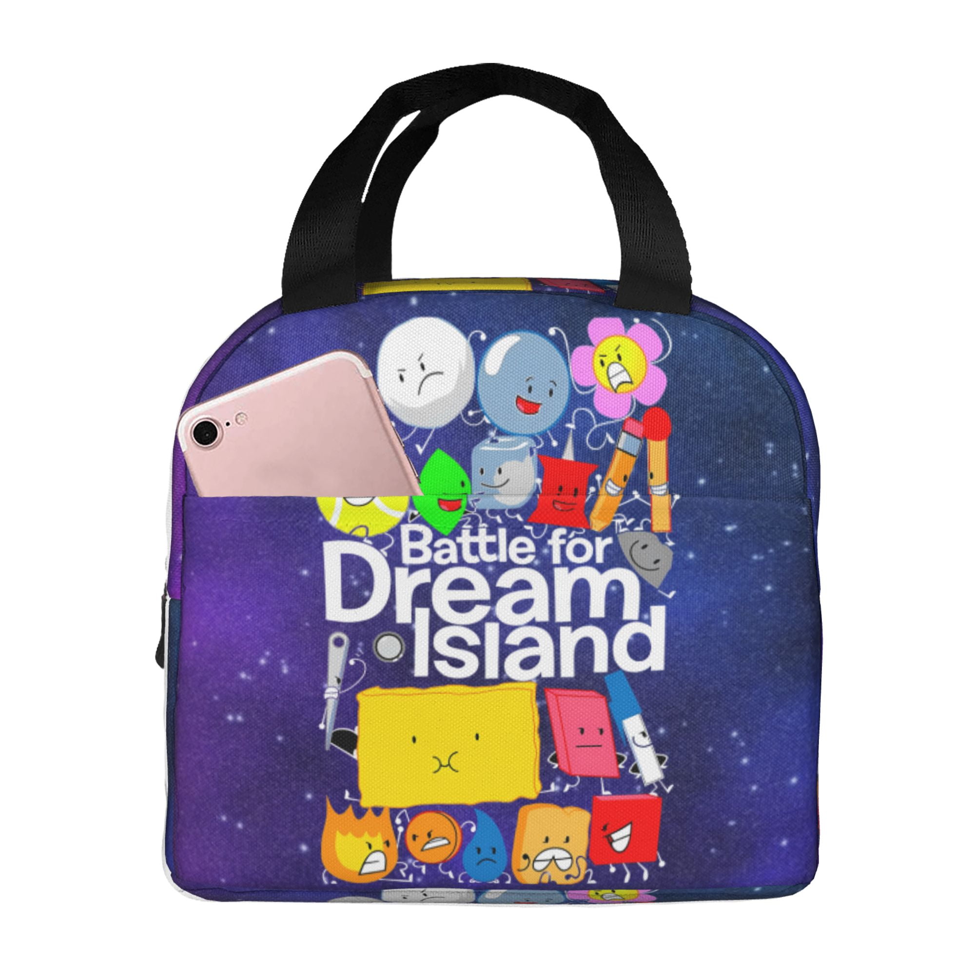 Battle for Dream Island BFDI Lunch Box Lunch Bag Reusable Insulated ...