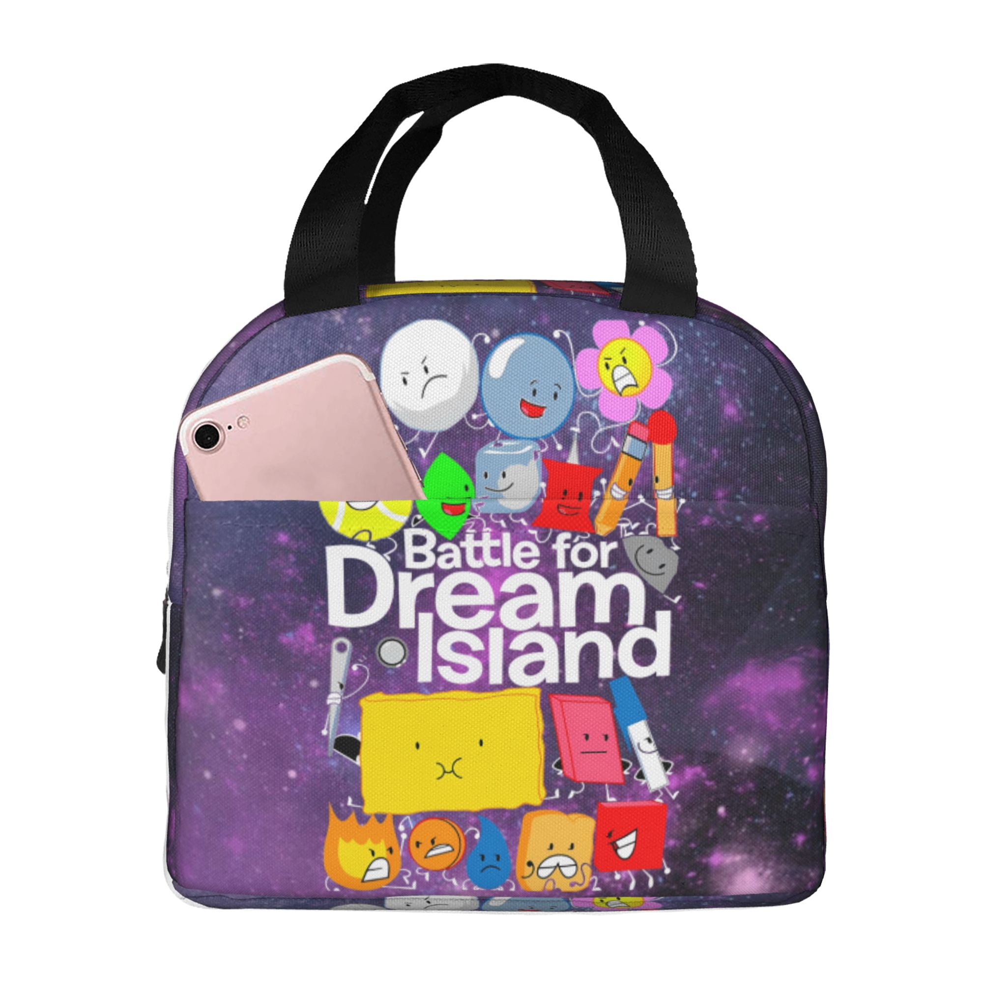 Battle for Dream Island BFDI Lunch Box Lunch Bag Reusable Insulated ...