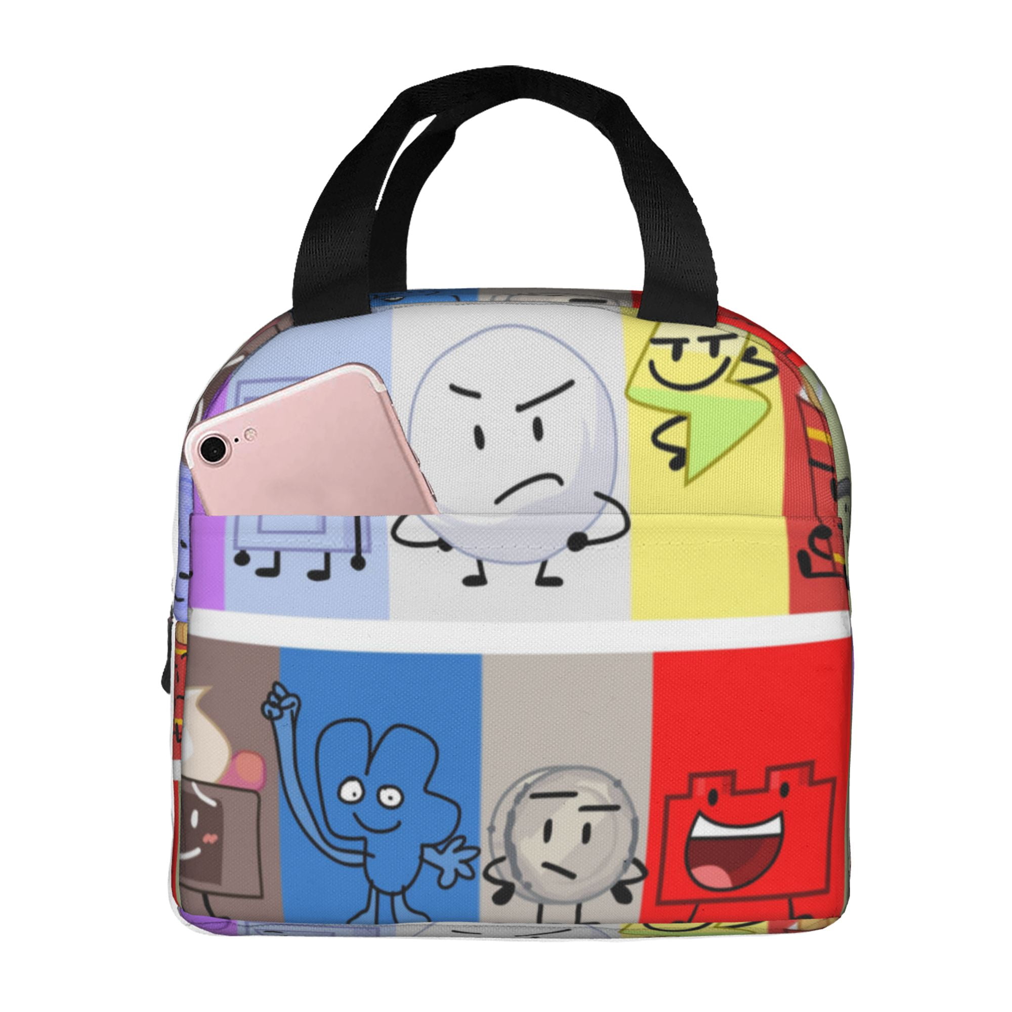Battle for Dream Island BFDI Lunch Box Lunch Bag Reusable Insulated ...