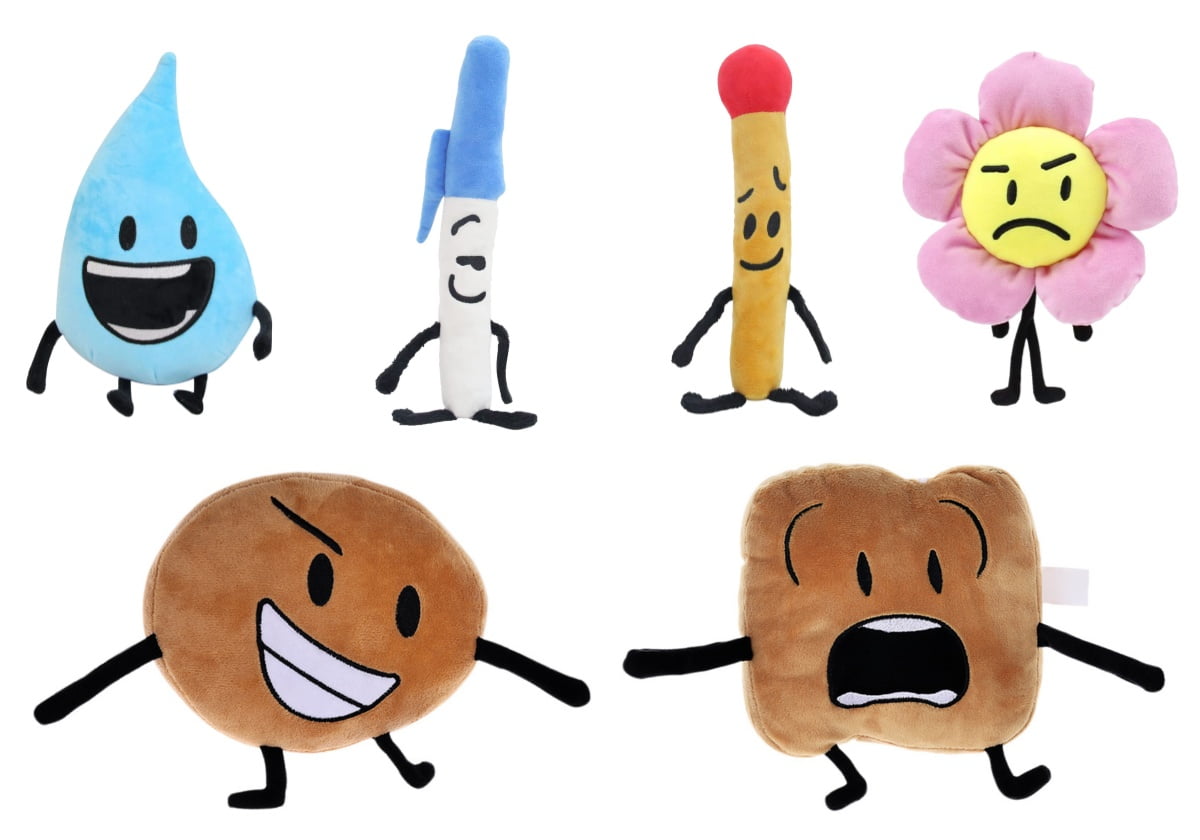 Battle for Dream Island BFDI Plushies, Teardrop Soft Stuffed Dolls Toys ...