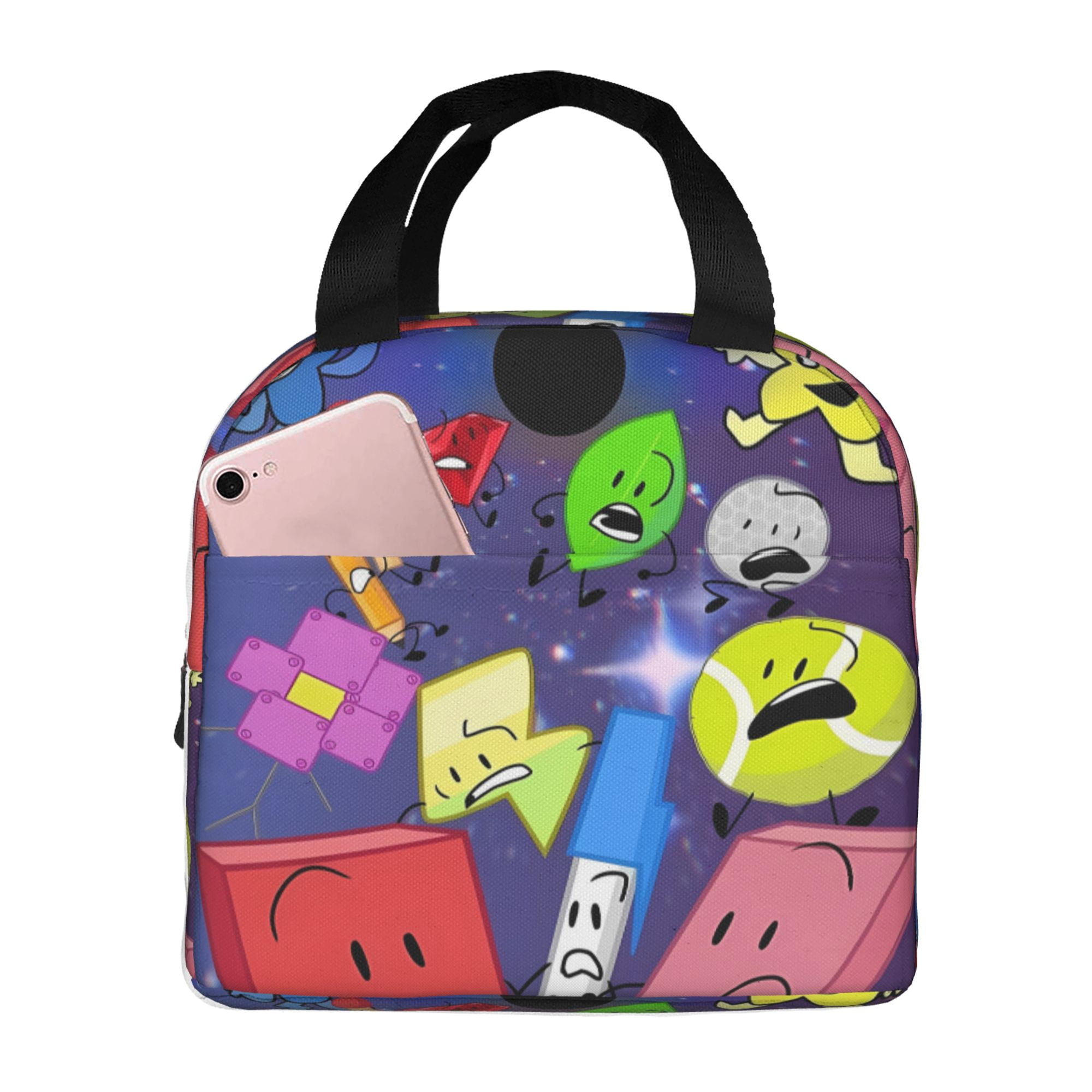 Battle For Dream Island Bfdi Lunch Box Lunch Bag Reusable Insulated ...