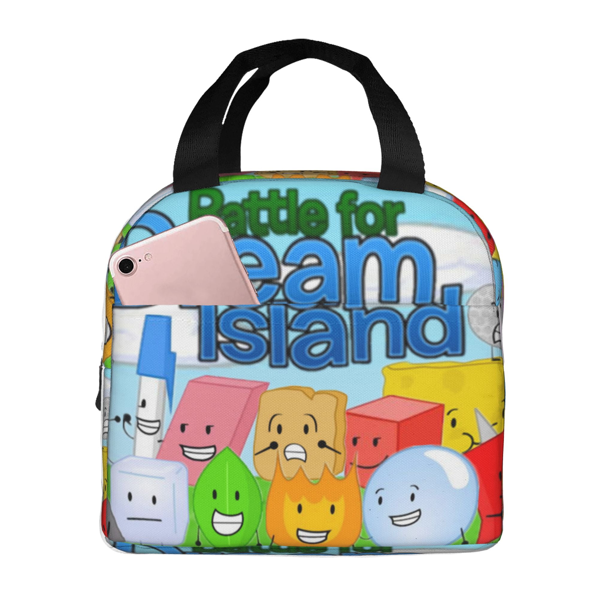 Battle For Dream Island Bfdi Lunch Box Lunch Bag Reusable Insulated ...
