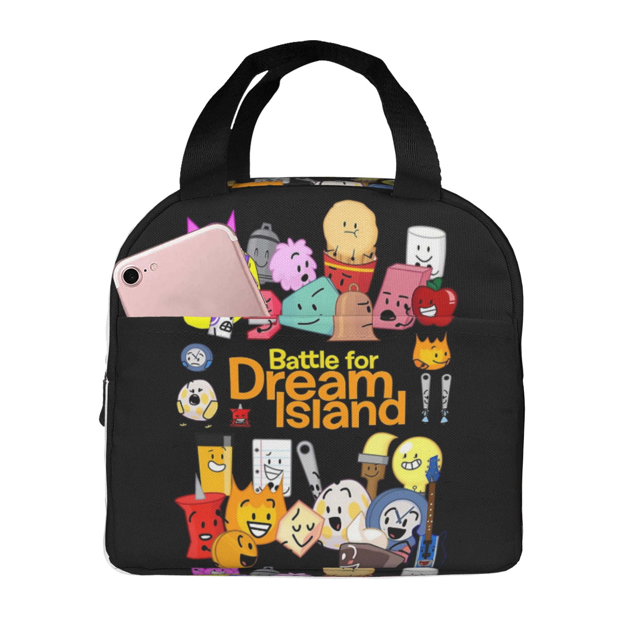 Battle For Dream Island Bfdi Lunch Box Lunch Bag Reusable Insulated ...