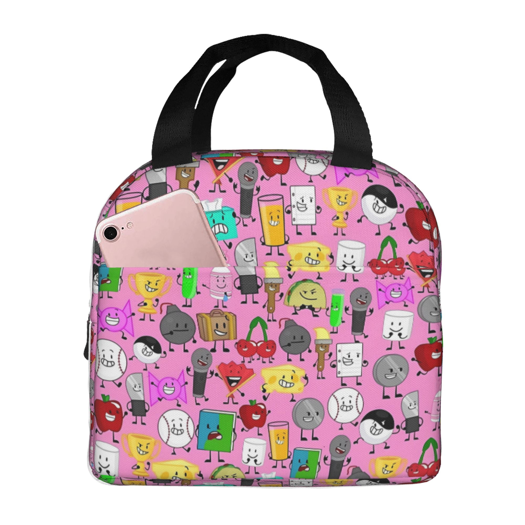 Battle For Dream Island Bfdi Lunch Box Lunch Bag Reusable Insulated ...