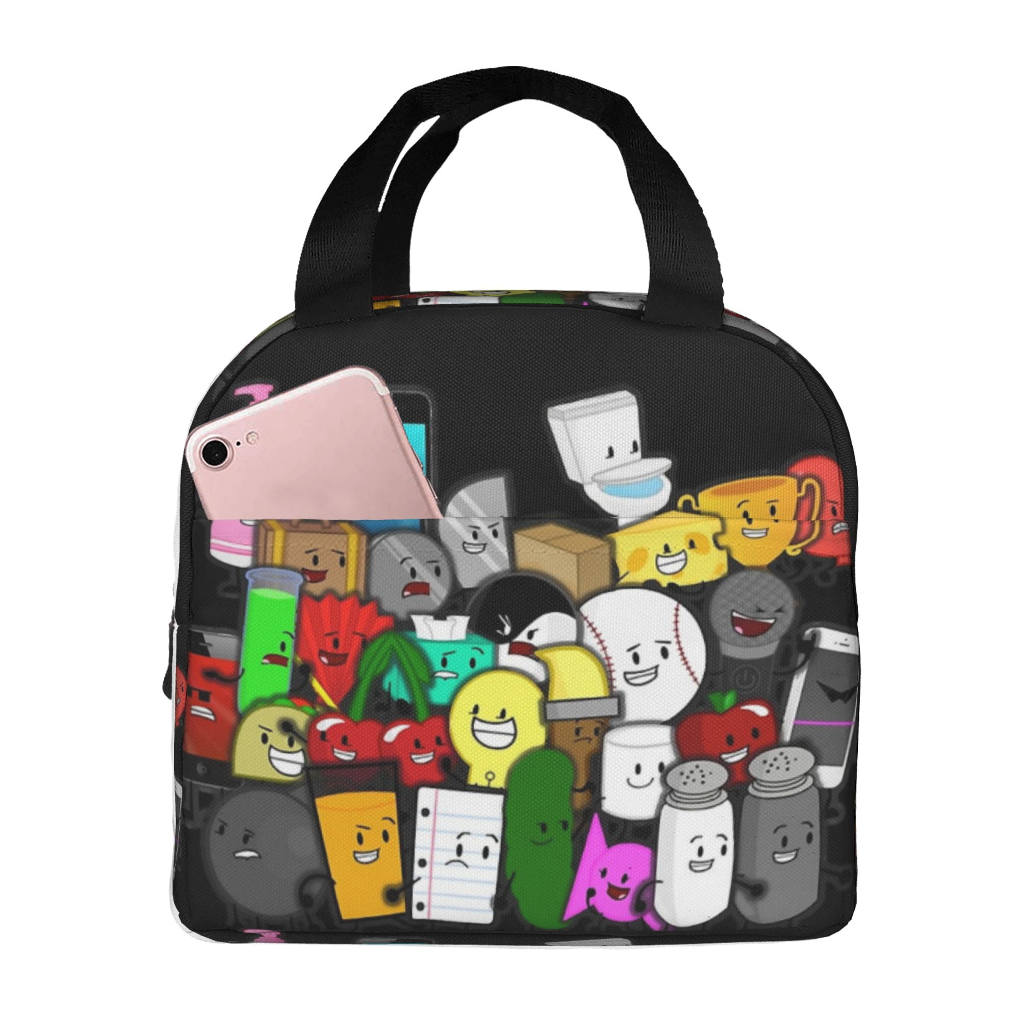 Battle For Dream Island Bfdi Lunch Box Lunch Bag Reusable Insulated ...