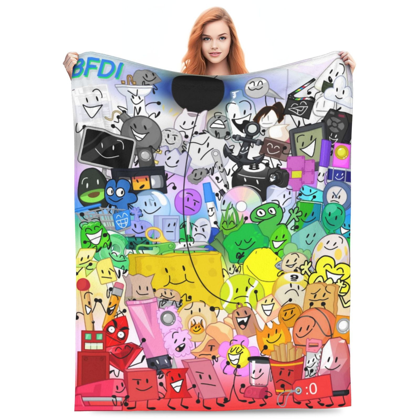 Battle For Dream Island Bfdi Throw Blanket Couch Bed Sofa Soft ...