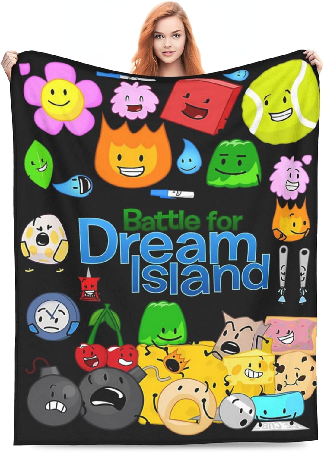 Battle for Dream Island Blanket Cooling Cozy Breathabl Blankets for ...