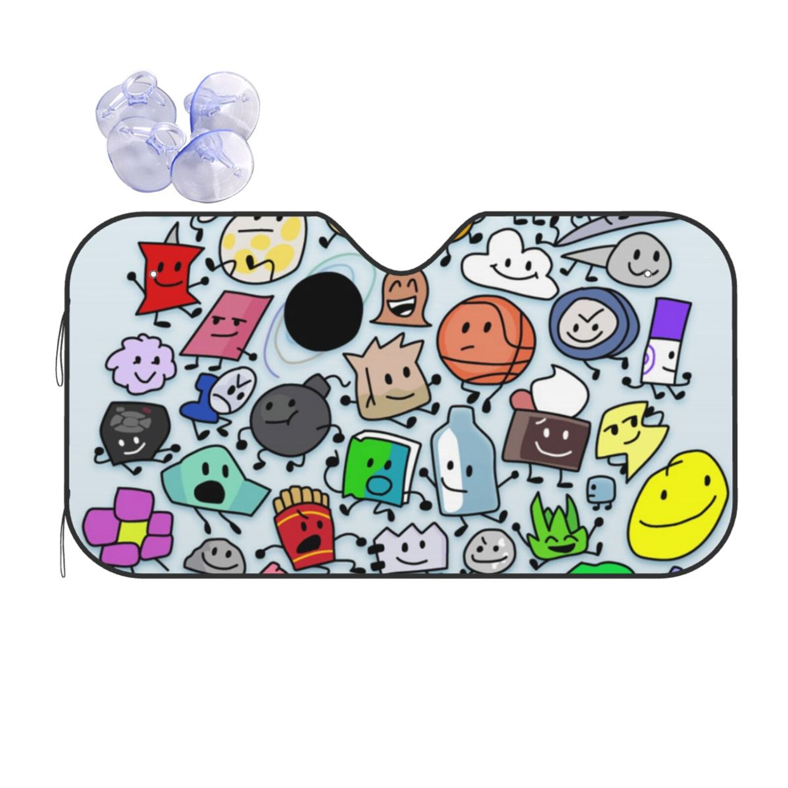 Battle For Dream Island Car Windshield Sun Shade Accessories Foldable ...