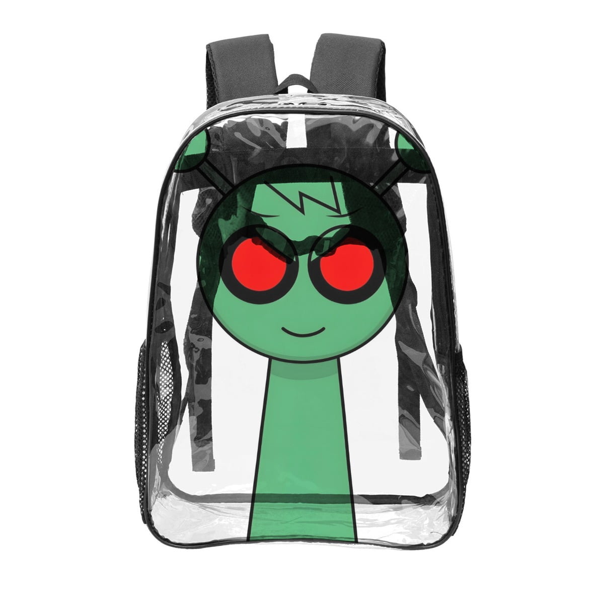 Battle-Dream Island Pattern Transparent Backpack Lightweight And ...