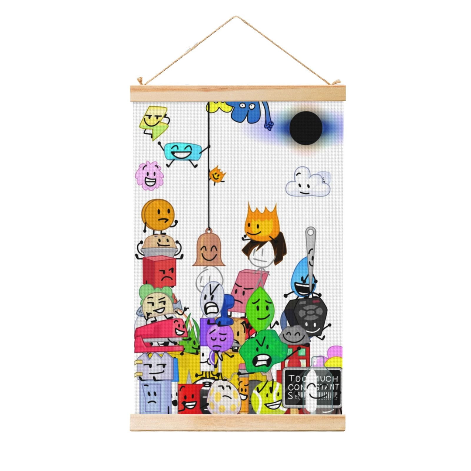 Battle For Dream Island Posters Wall Hanging Wooden Shaft Poster Wall ...