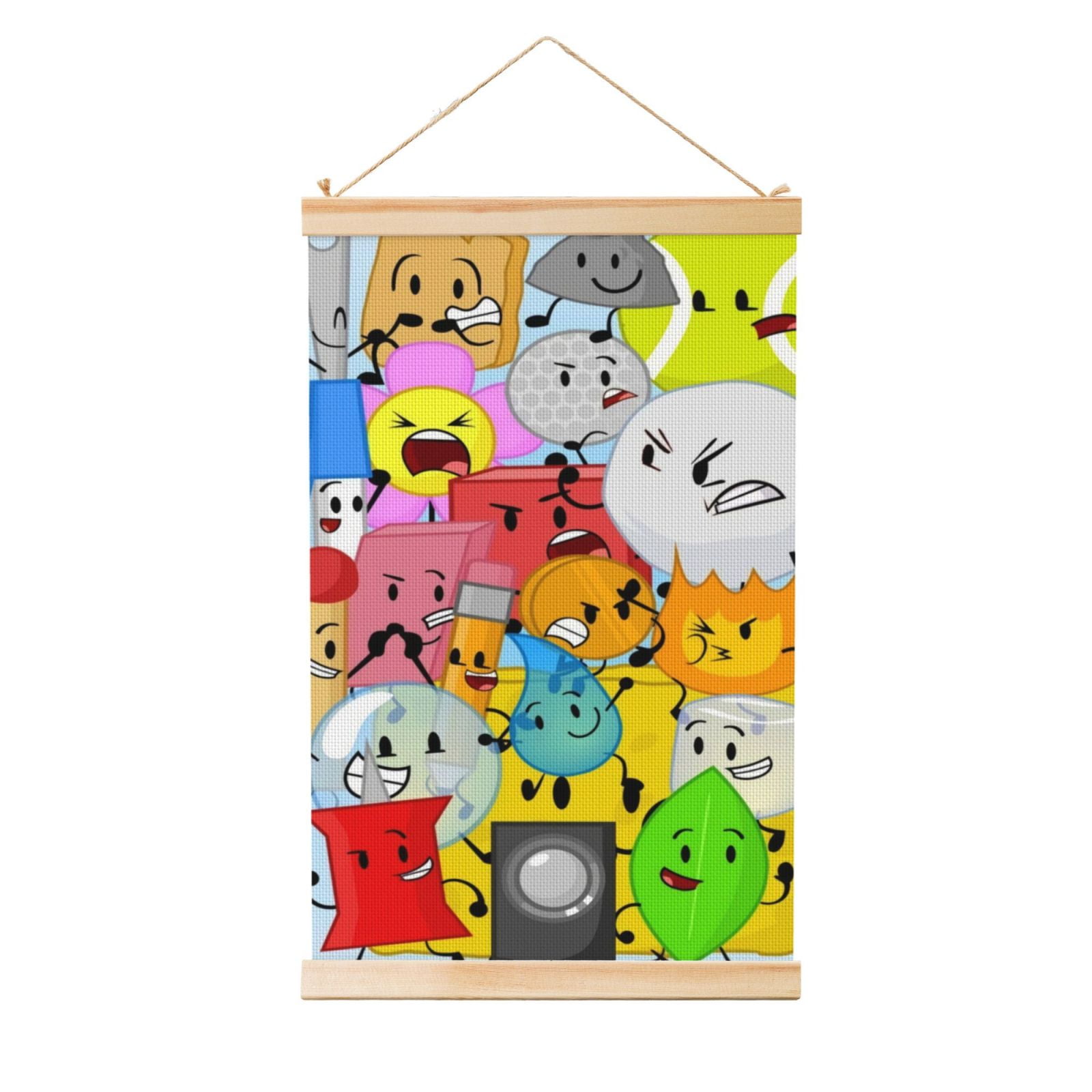 Battle For Dream Island Posters Wall Hanging Wooden Shaft Poster Wall ...