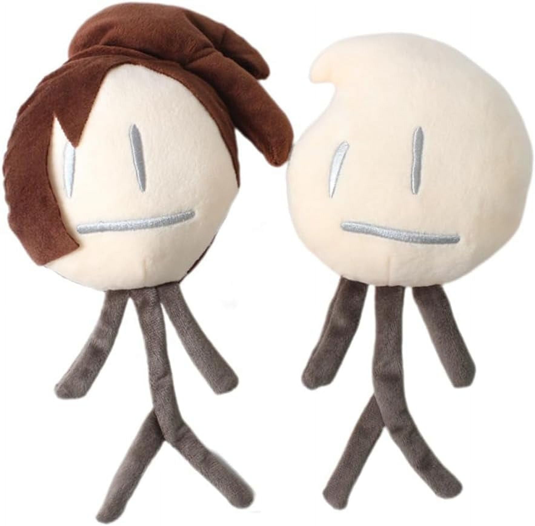 Battle for Dream Island TV Series: 2Pcs BFDI Plush Toys, Cute Cartoon ...