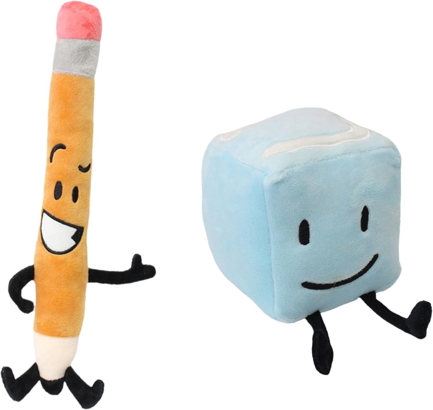 Battle for Dream Island TV Series: 2Pcs BFDI Plush Toys, Cute Cartoon ...
